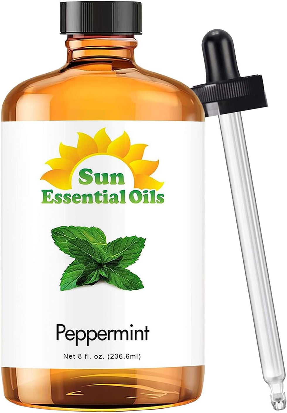 Sun Essential Oils Peppermint 8oz – Healing Solutions | Essential Oils